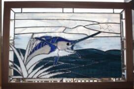Blue Marlin In Glass
