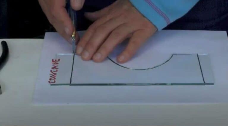 Stained Glass Cutting Technique - Two Ways To Cut Straight Lines