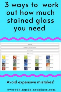 Calculate How Much Stained Glass You Need - 3 Formulas
