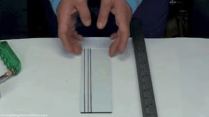 Stained Glass Cutting Thin Strips of Art Glass Expertly